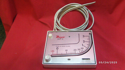 Dwyer Model 25 Mark II Manometer, 0-3" Water P/N 100070-00 Used | eBay