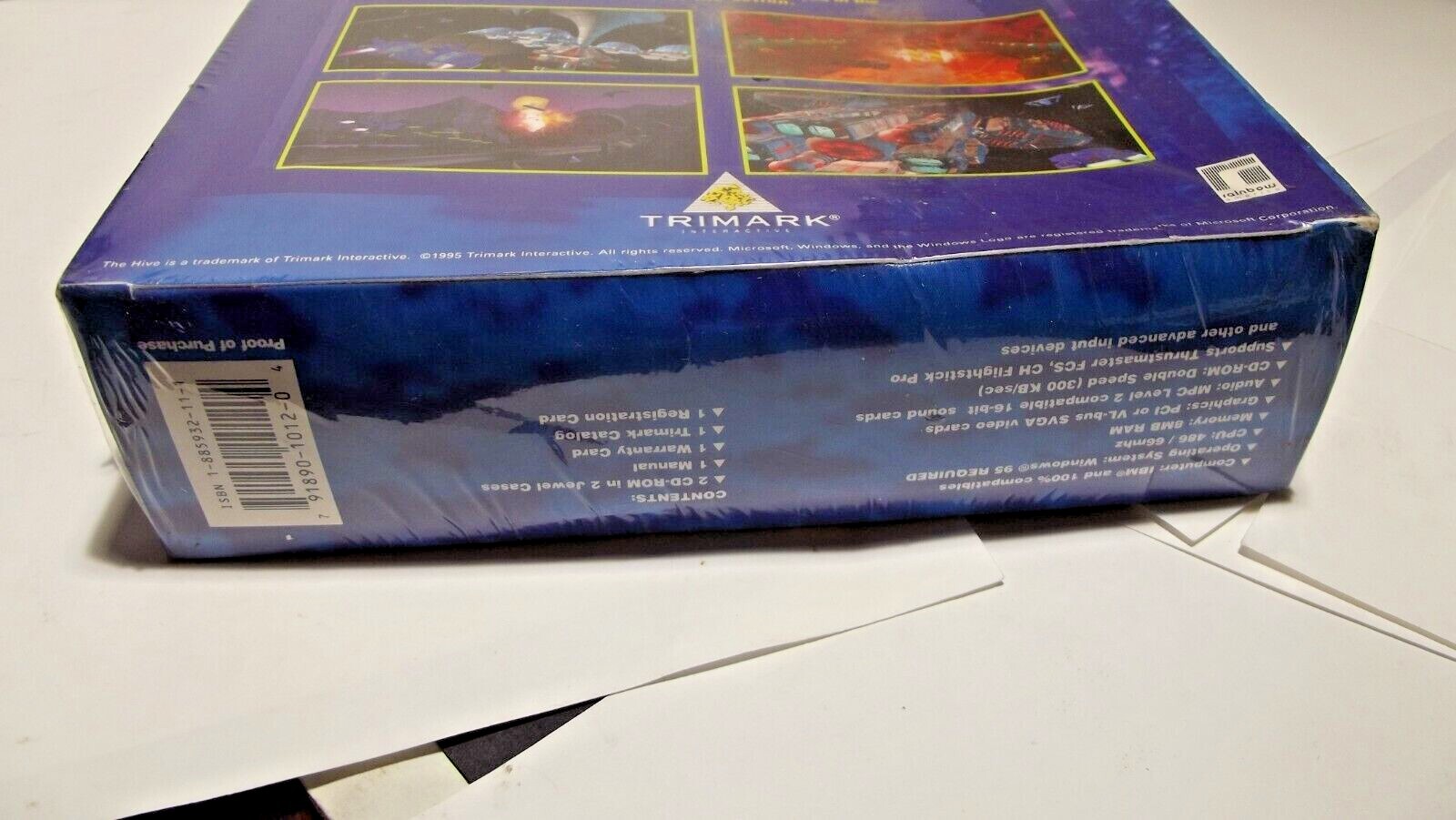 RARE BRAND NEW FACTORY SEALED BIG BOX "The HIVE" Windows 95 PC CD-Rom ...