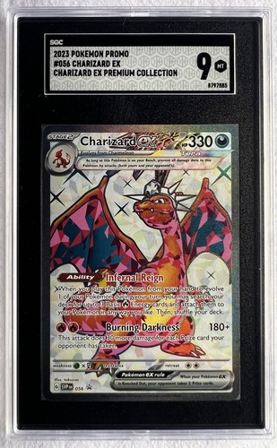 2023 POKEMON PROMO 056 CHARIZARD EX CHARIZARD EX PREMIUM COLLECTION SGC ...