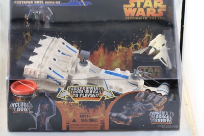 2005 Star Wars ROTS MUSTAFAR Duel Micro Battle Set SEALED Blockade ...