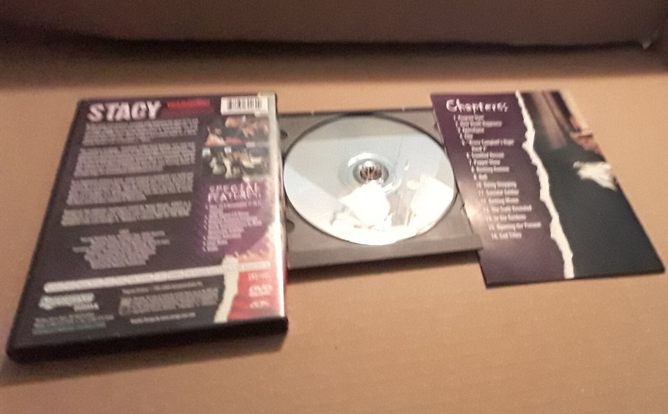 Stacy ASIAN CULT CINEMA COLLECTION SYNAPSE DVD 2000 W/ INSERT SHEET ...