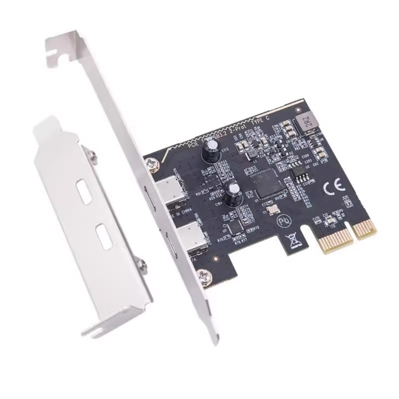 PCIE To USB 3.2 GEN1 5Gbps PCIE Adapter Double Type C Expansion Card ...
