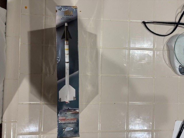 Estes Aim-9 Sidewinder Flying Scale Model Rocket Beta Series EST 2125 ...