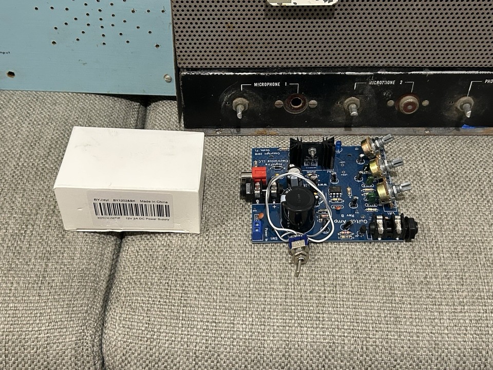 9 amp projects Bogen tube amplifier Trutone Teeco Merit & Stacor ...