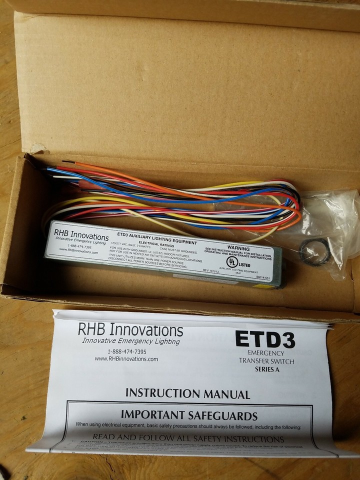 Emergency Lighting Transfer Switch ETD3 | eBay