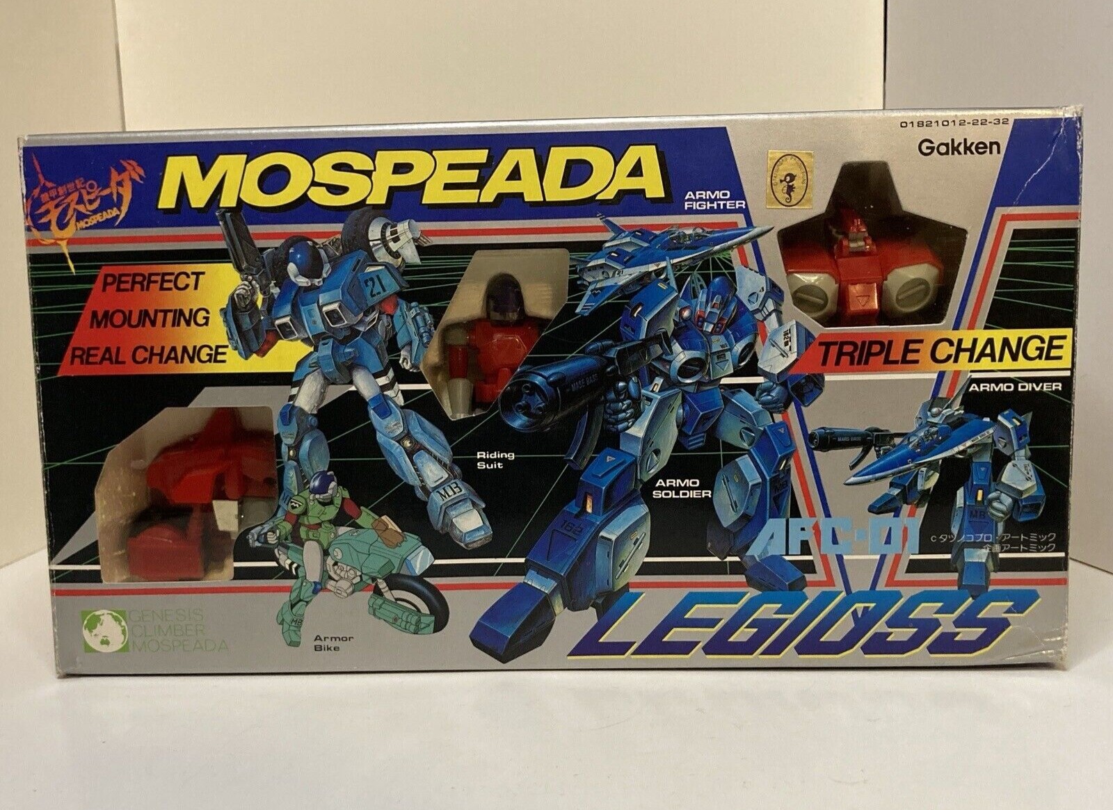 GAKKEN MOSPEADA Cyclone Legioss Triple Change Robotech RED | eBay