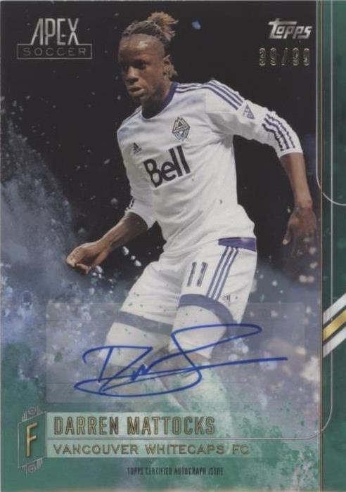 2015 Topps Apex - Darren Mattocks #26 Green Autographs /99 (AU) for ...