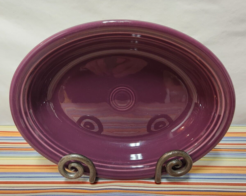 Fiesta Fiestaware Heather Purple Small Oval Deep Serv/Veg Bowl 10 1/4 ...