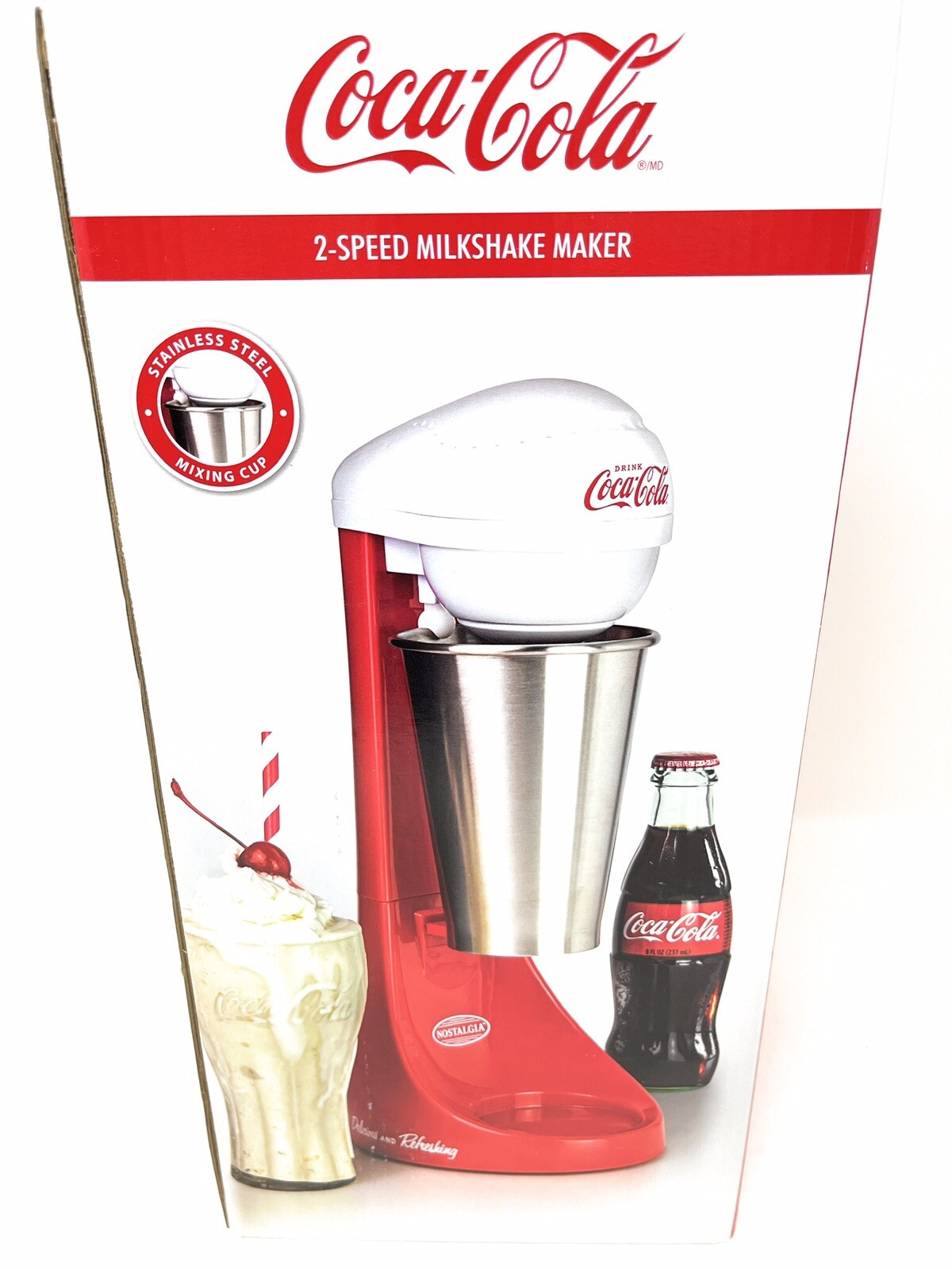 Coca-Cola Nostalgia 2 Speed Milkshake Maker New | eBay