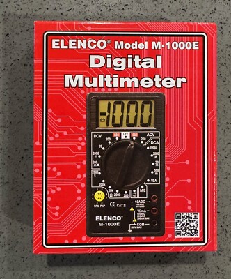 BRAND NEW - Elenco Model M-1000E Compact Digital Multimeter | eBay