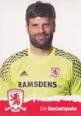 DIMI KONSTANTOPOULOS UN SIGNED 6X4 POSTCARD MIDDLESBROUGH | eBay UK