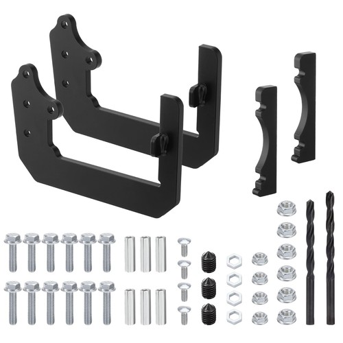 Heavy Duty RV Bumper Brackets for 4"-4.5" Bumpers, Storage Support Rack ...