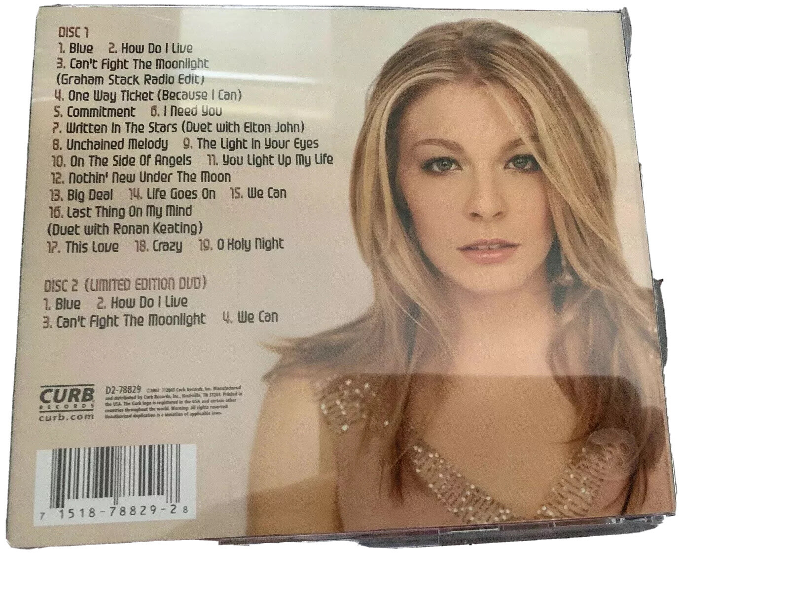Greatest Hits [Bonus DVD] by LeAnn Rimes (CD, Nov-2003, 2 Discs, Curb ...