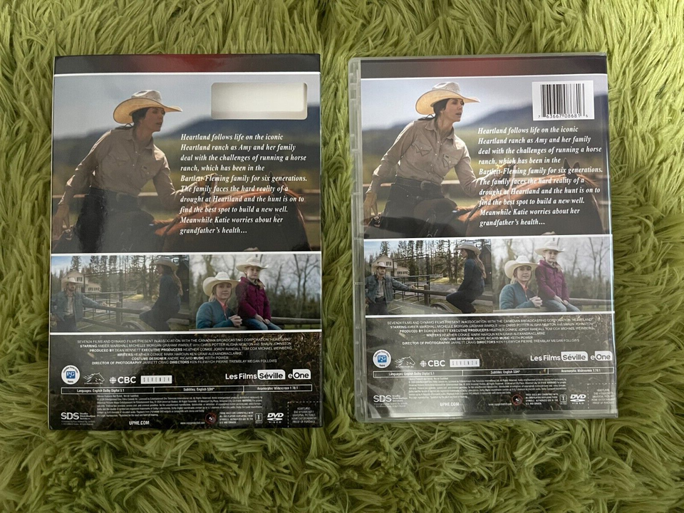 Heartland Season eighteen(18) 3-discs with slip cover (not 2-disc crap ...