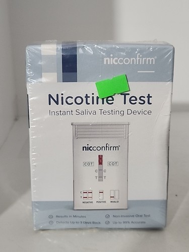Nicconfirm Nicotine Test Instant Saliva Testing Device 856464008515| eBay