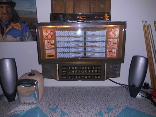 Rowe 200 Jukebox Wallbox MP3 Conversion - Chrome / brown - man cave | eBay