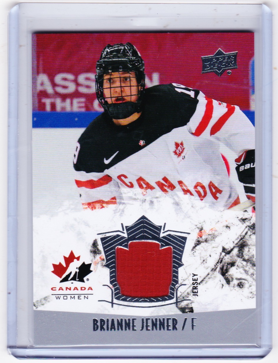 2015 UPPER DECK TEAM CANADA WOMEN BRIANNE JENNER JERSEY 160 | eBay