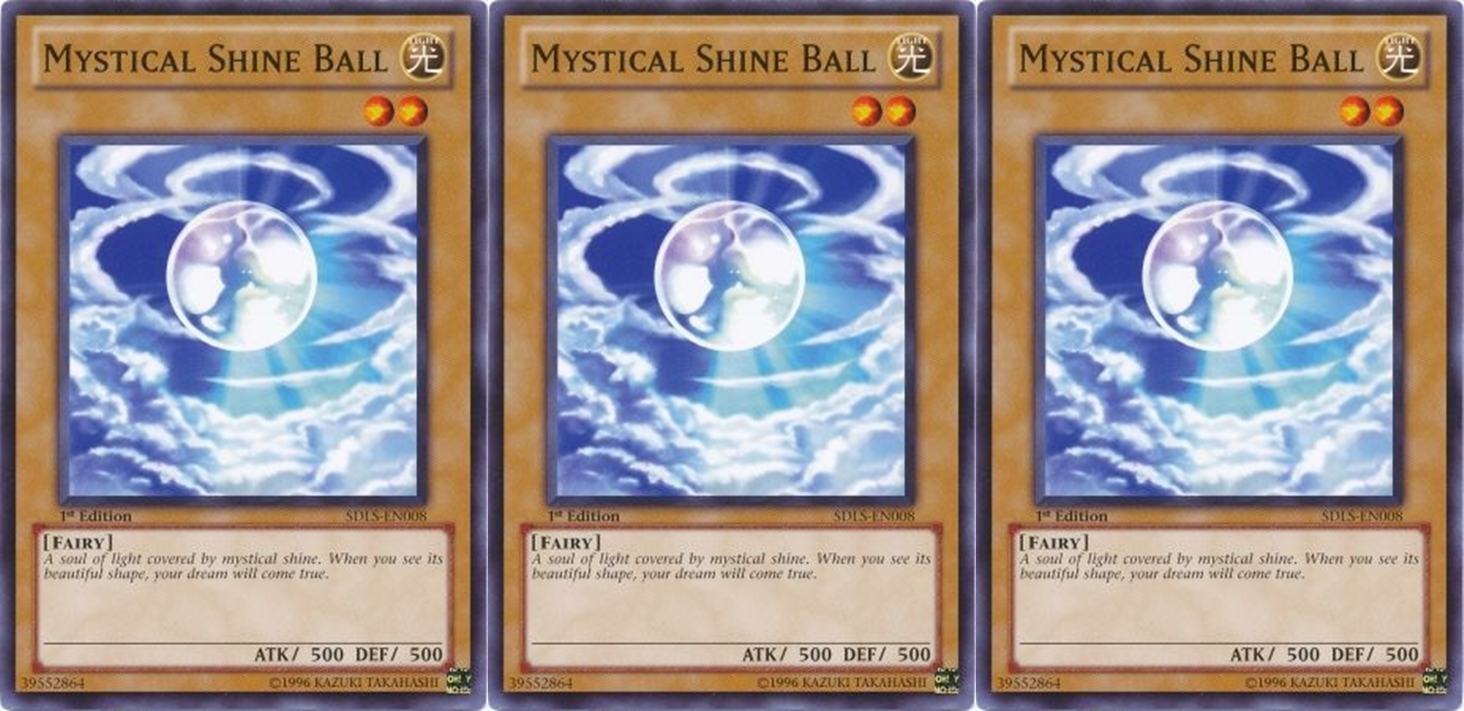 Mystical Shine Ball SDLS X 3 1st Yugioh Mint Cards | eBay UK
