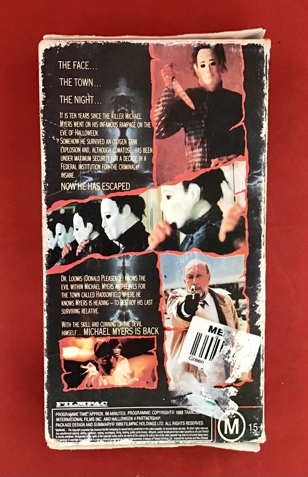 Halloween 4 VHS Retro Vintage Video Cassette | eBay