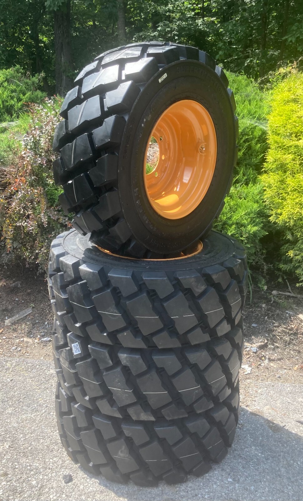 4-Heavy Duty 12-16.5 SKS-7 Skid Steer Tires/Rims/Wheels for Case-12X16 ...