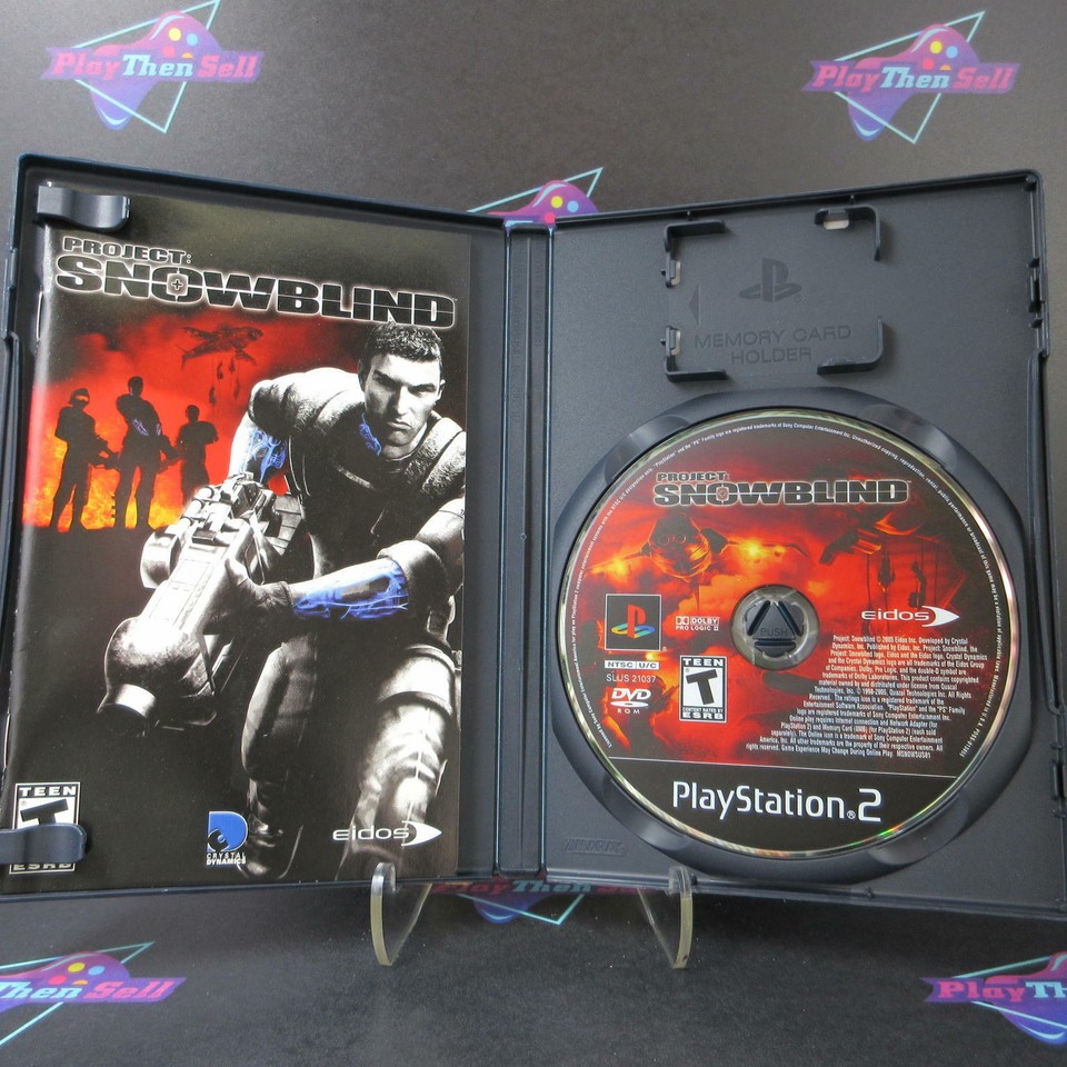 Project Snowblind PS2 PlayStation 2 + Reg Card - Complete CIB | eBay