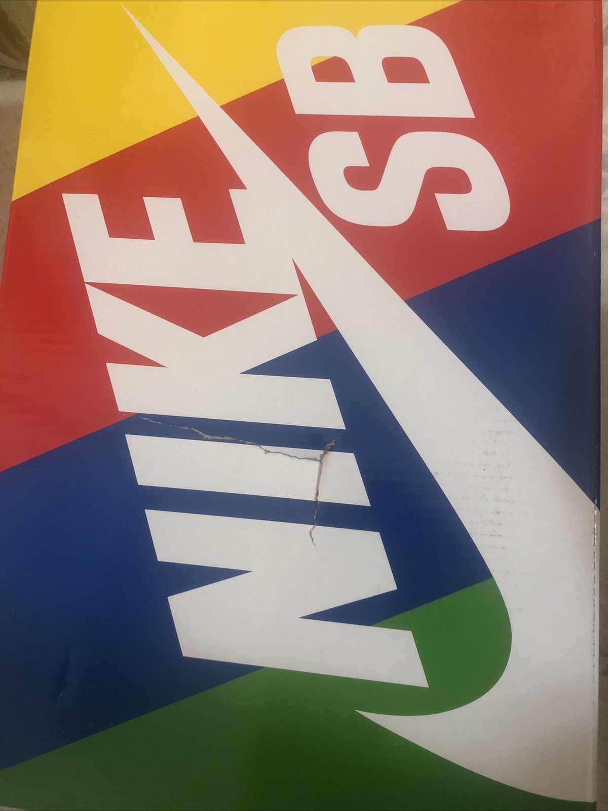 Brand New Nike x Ebay sb dunk low Size 9.5 (damaged box with receipt ...