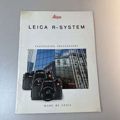 Leica R System, A4 Product Brochure booklet | eBay UK