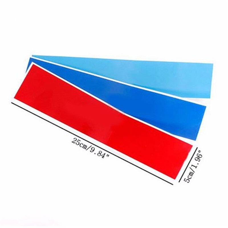 10" Tri Color Strip KK Vinyl Sticker Decal Trim For BMW 3 4 5 6 M3 M5 ...