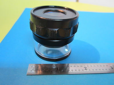 OPTICAL INSPECTION METROLOGY LUPE LOUPE 10X WITH RETICLE TEST DOT SIZE ...