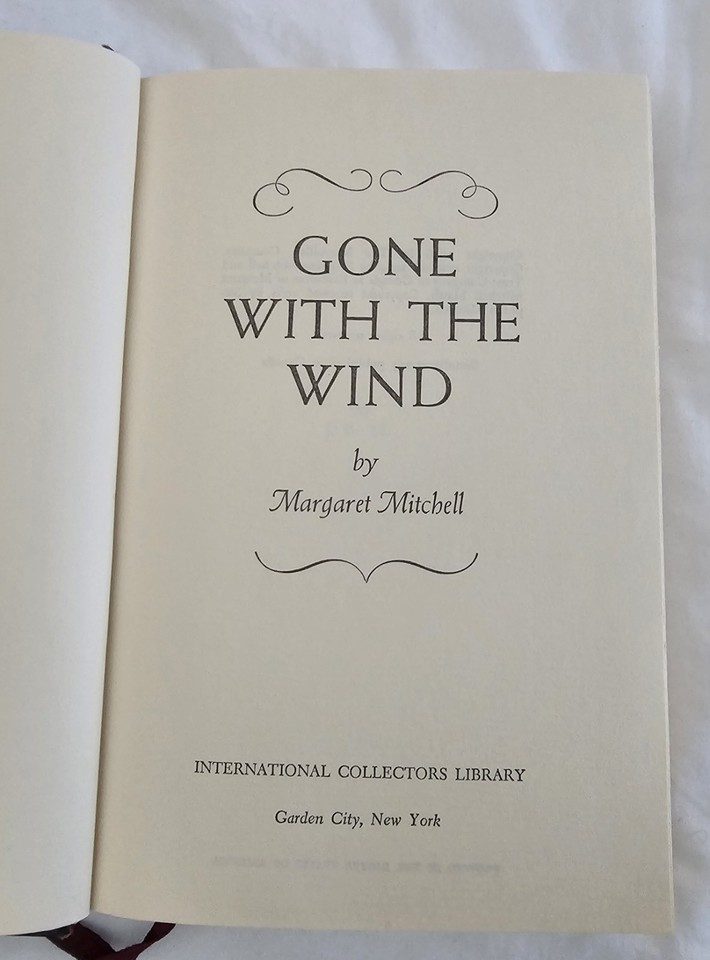 GONE WITH THE WIND Margaret Mitchell International Collectors Library ...