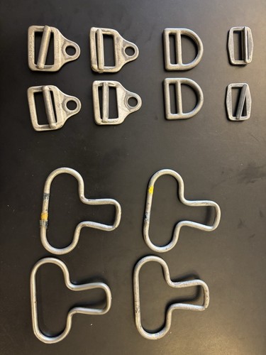 US Military PARACHUTE Chute RIP CORD Handle Buckles D Rings Parts T-10 ...