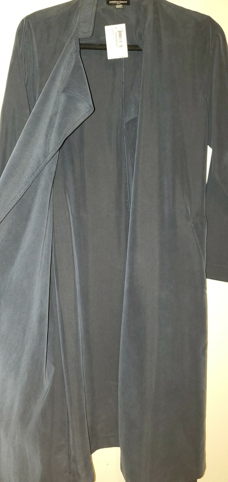 BRAND NEW AMERICAN APPAREL Dylan Navy Blue Duster Trench (XS/S) | eBay