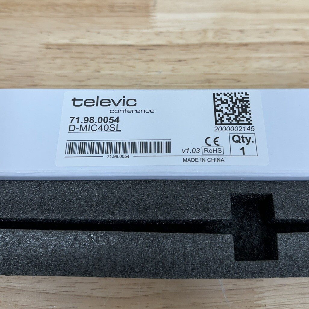 Televic D-MIC-40SL Conference Gooseneck Microphone 16 in 71.98.0054 | eBay