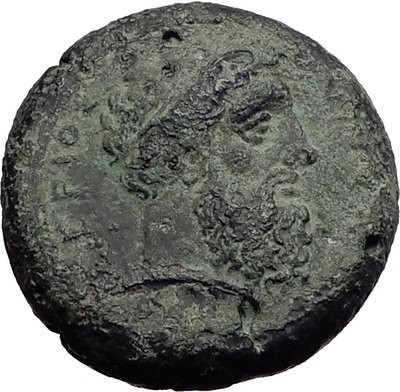 SYRACUSE in SICILY 343BC Timoleon Democracy Zeus Eagle Ancient Greek ...