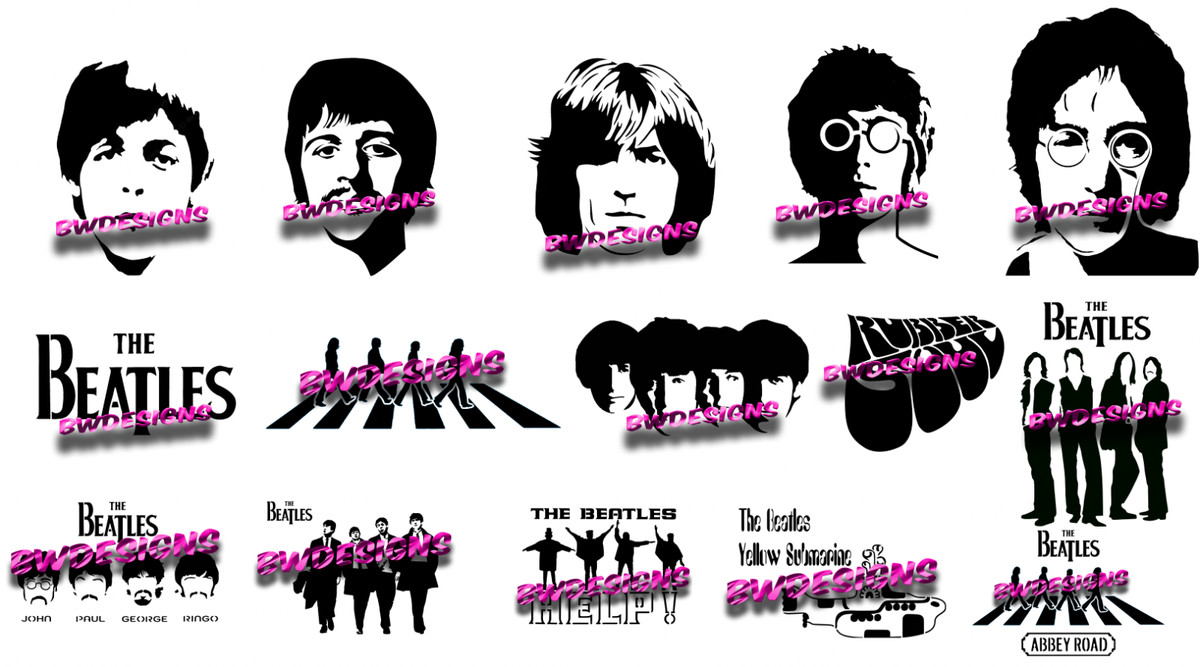 Beatles Abbey Road Stencil