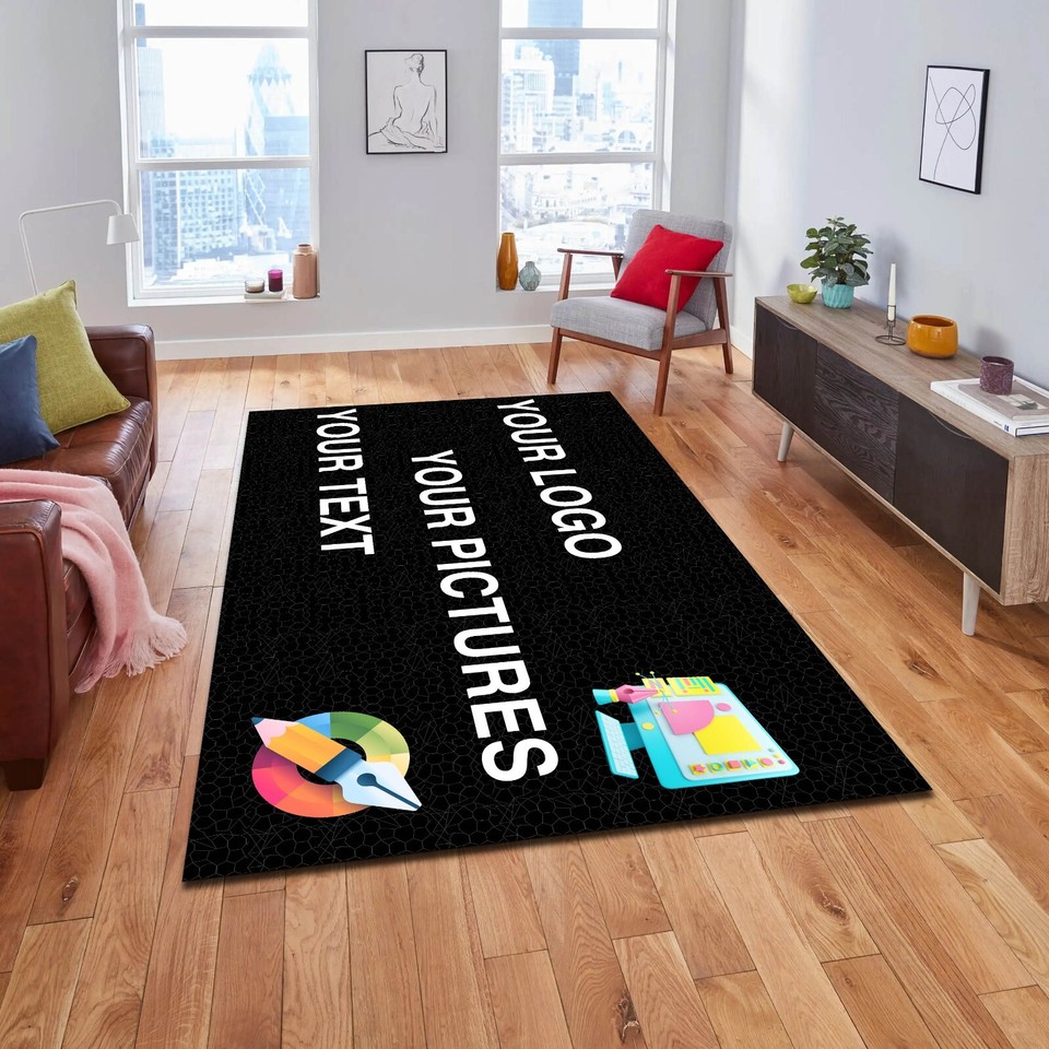 Custom Rug, Custom Image Rugs, Custom Rug with Your Logo, Custom Rug ...