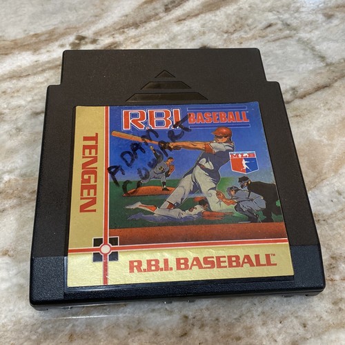RBI R.B.I. Baseball Classic Tengen ORIGINAL NES Nintendo Black Cart ...
