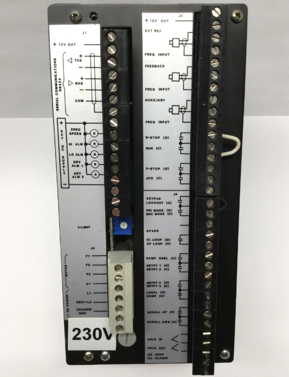 Fenner Contrex M-Drive 3 Digital DC Motor Speed Control 2HP, 4-16A ...