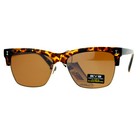 New Flat Lens Sunglasses Retro Designer Square Frame Unisex Fashion | eBay