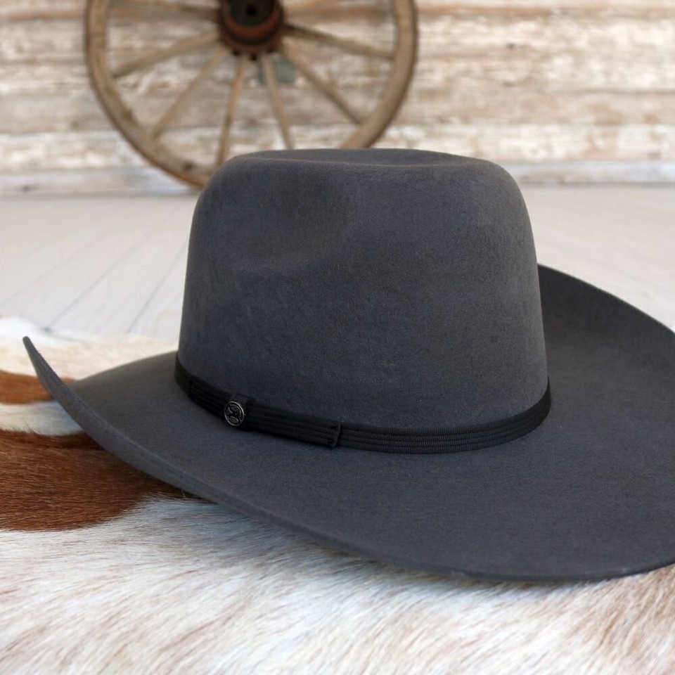 Resistol Hooey Day Money Felt Cowboy Hat | Grey | eBay