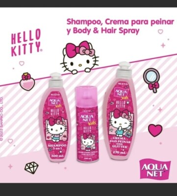 AQUA NET HELLO KITTY GLITTER HAIR & BODY SPRAY/GLITTER CREMA PARA ...