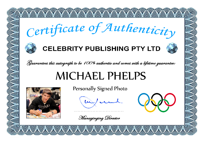 Michael Phelps Signed 16 in x 20 in Photo Frame | eBay