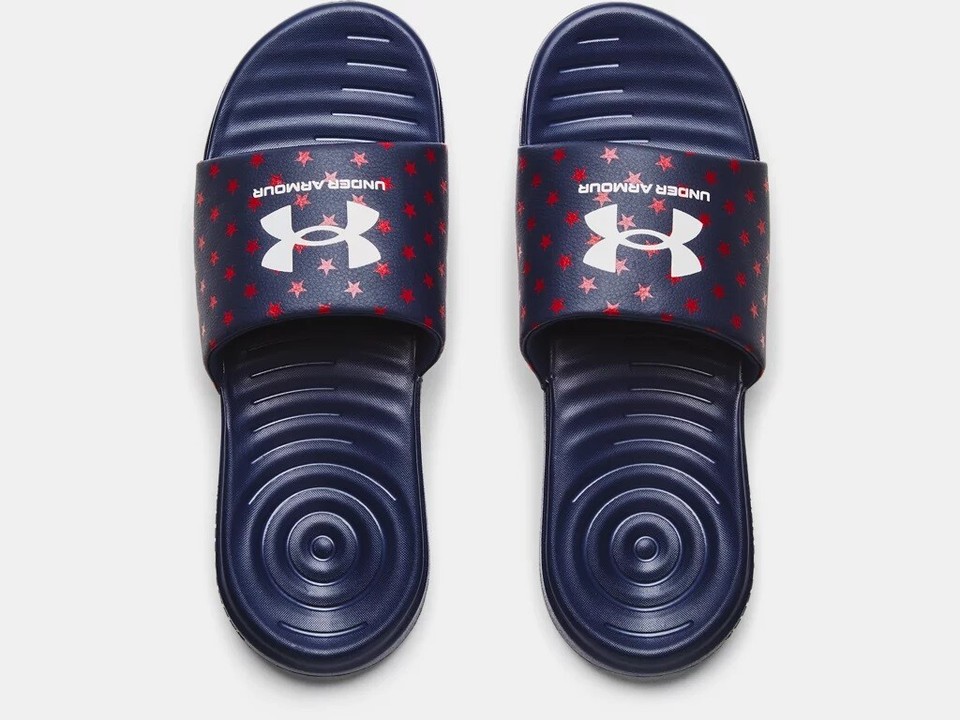 Under Armour Men's UA Ansa Graphic Fixed Strap Slides Sandals Many ...