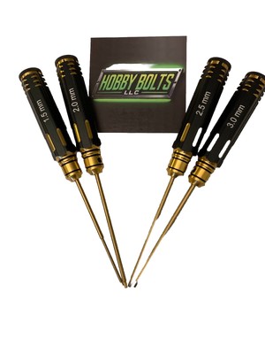 Hobby Bolts 4Pc Metric Hex Driver Set. RC Racing Allen Wrench ...