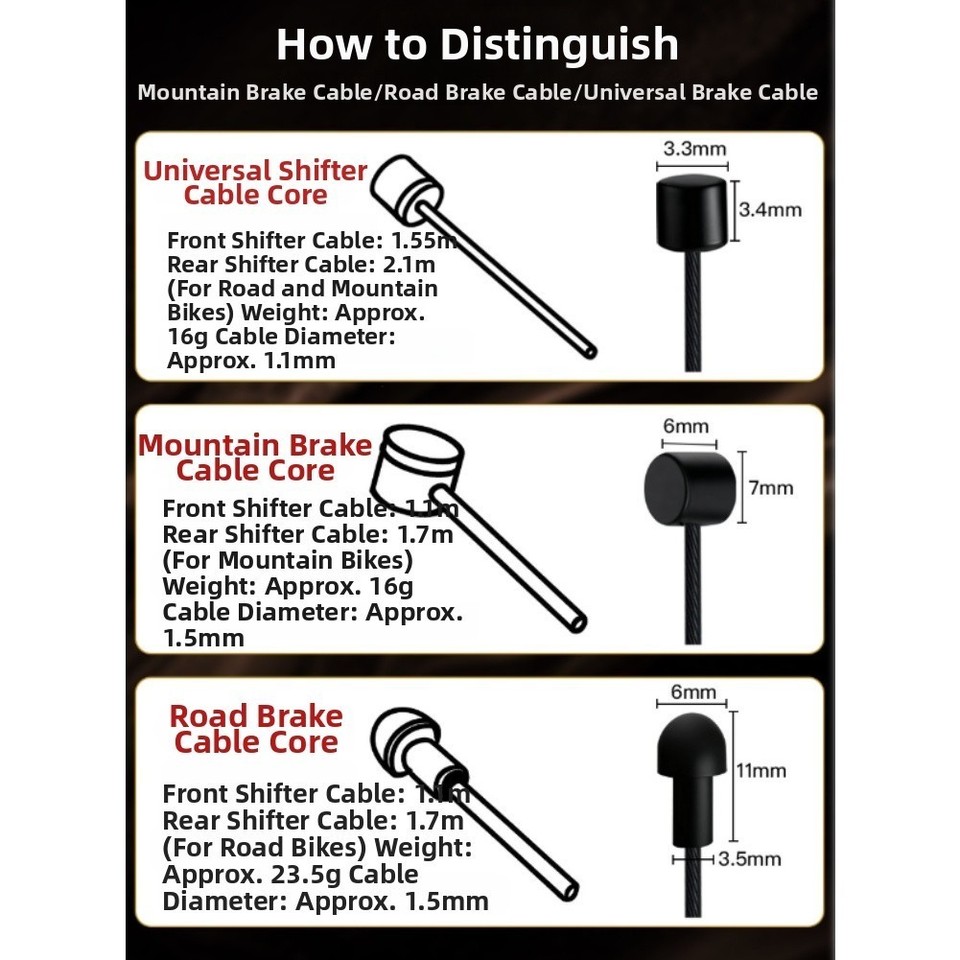 Brake Cable PTFE Coating PTFE Coating For Low Friction For Mountain ...