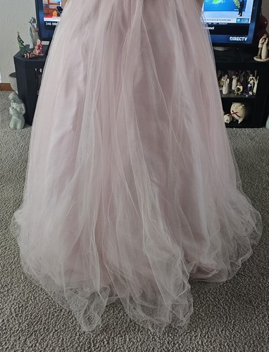 Jovan Pink Tulle Size 10 Evening Formal Prom Dress with Jewels | eBay