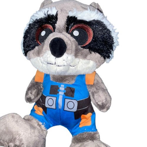 Disney Rocket Raccoon Plush Guardians Galaxy Marvel Big Feet Stuffed ...