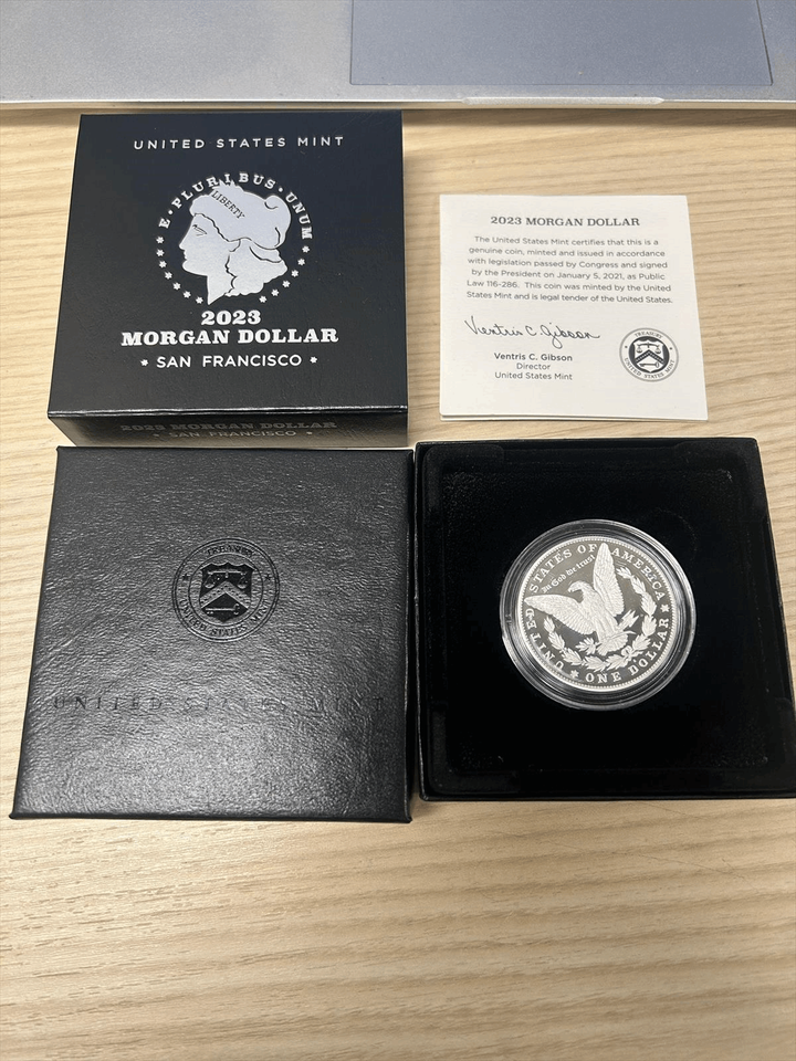 2023 S $1 Morgan Silver Dollar Proof Coin w/OGP | eBay