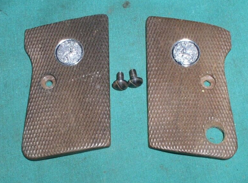 Colt Junior JR 25 ACP Semi-Auto Pistol ORIGINAL WOODEN GRIPS & SCREWS ...