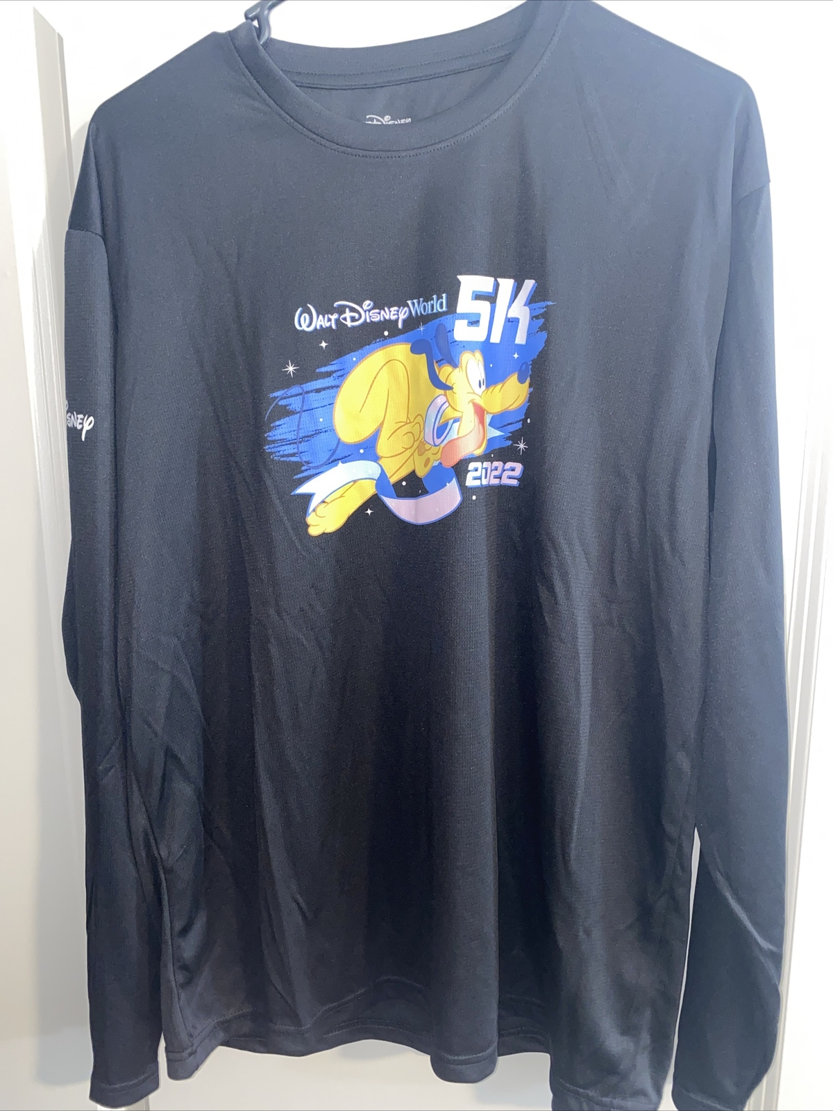 Run Disney Walt Disney World 5K Marathon 2022 Black Pluto Shirt Size ...